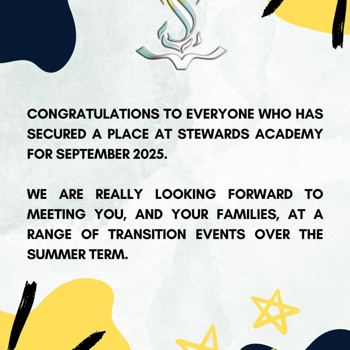 Stewards Academy - Congratulations to everyone who has secured a place ...